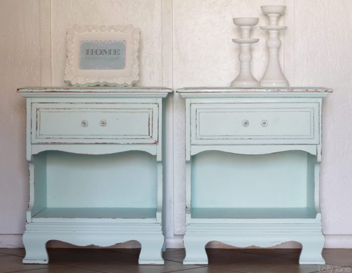 aqua nightstands
