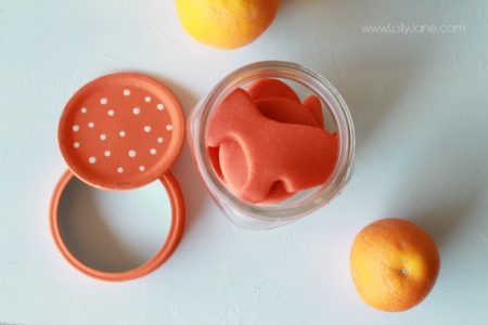 Orange scented play dough recipe