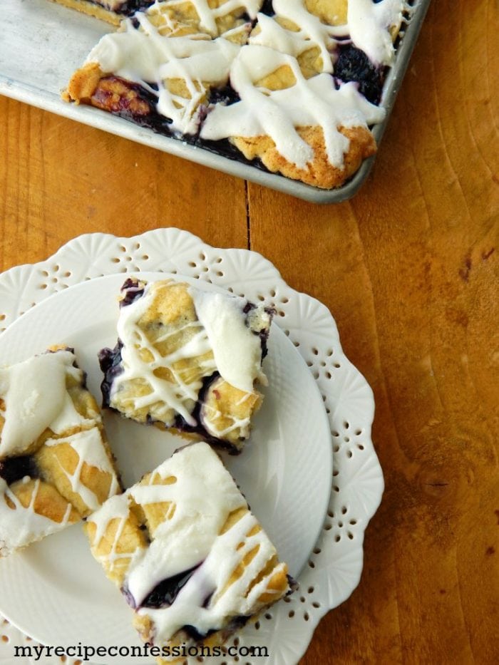 Blueberry Kuchen Bars