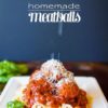 Homemade meatballs recipe