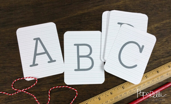 Free printable alphabet cards