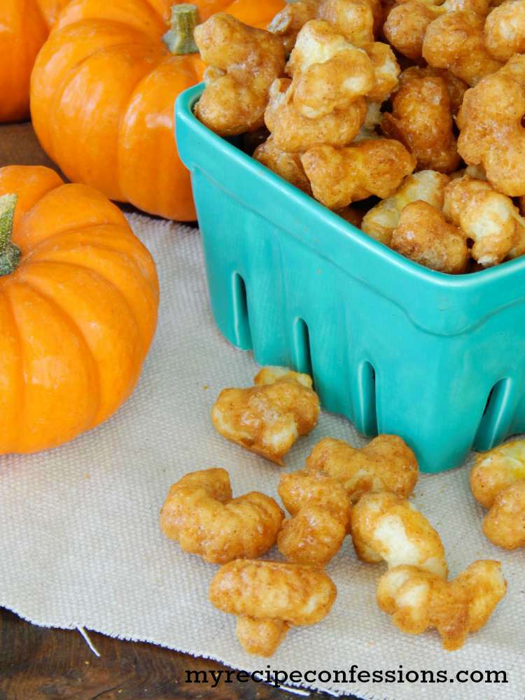 Pumpkin Spice Caramel Corn Pops recipe