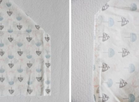 Simple Changing Pad Cover tutorial - Lolly Jane