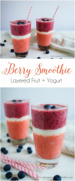 Summer Berry Smoothie recipe - Lolly Jane