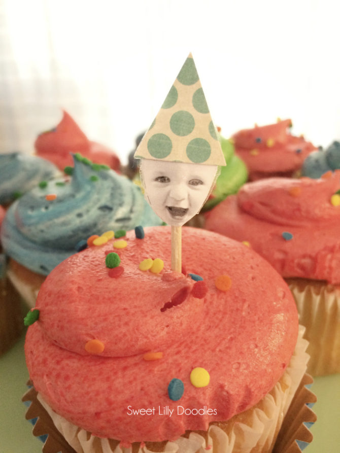 DIY party head bunting