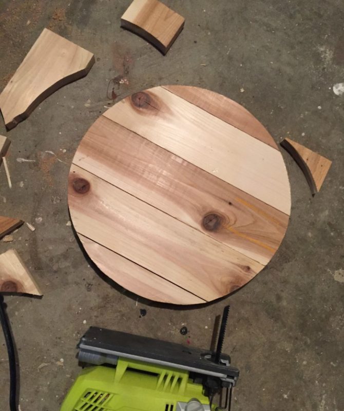 2017 circular wall decor diy