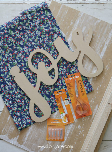 DIY wood cutout sign tutorial - Lolly Jane