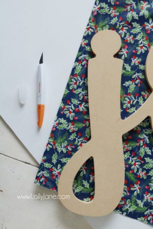 DIY wood cutout sign tutorial - Lolly Jane