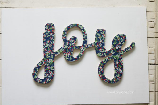 DIY wood cutout sign tutorial - Lolly Jane