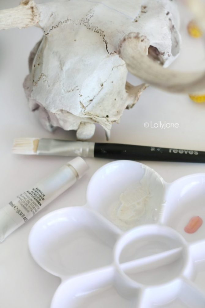 painted skull tutorial