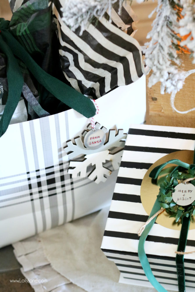 metal charm gift tag tutorial