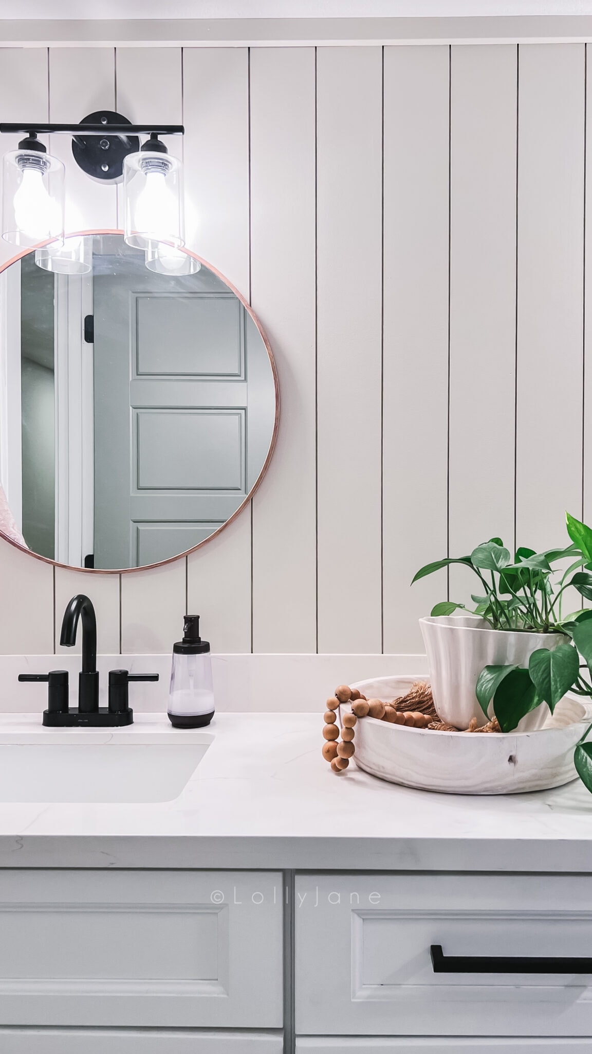 How to Install Vertical Shiplap - Lolly Jane