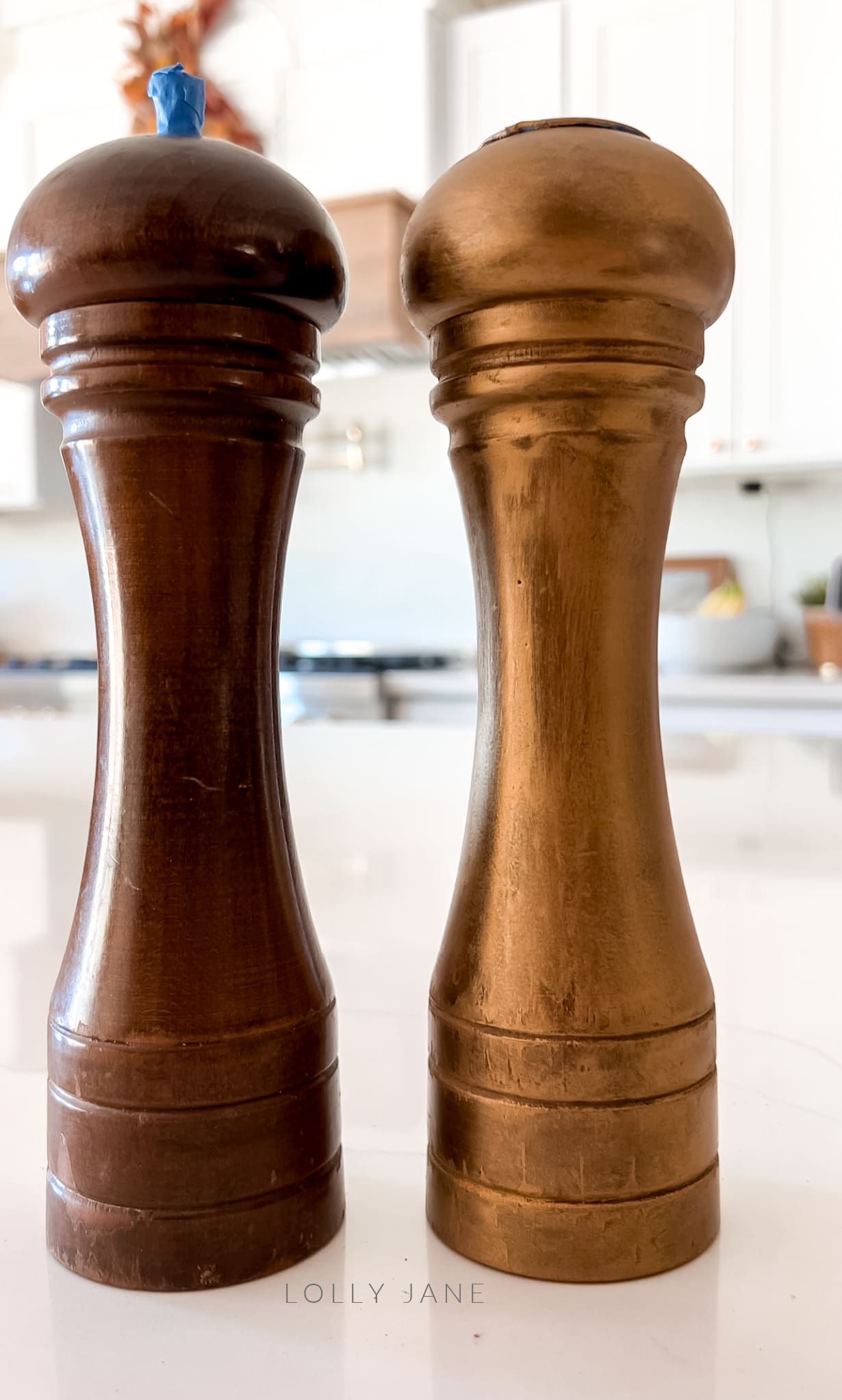 How to Use Rub n Buff on Wood - Lolly Jane