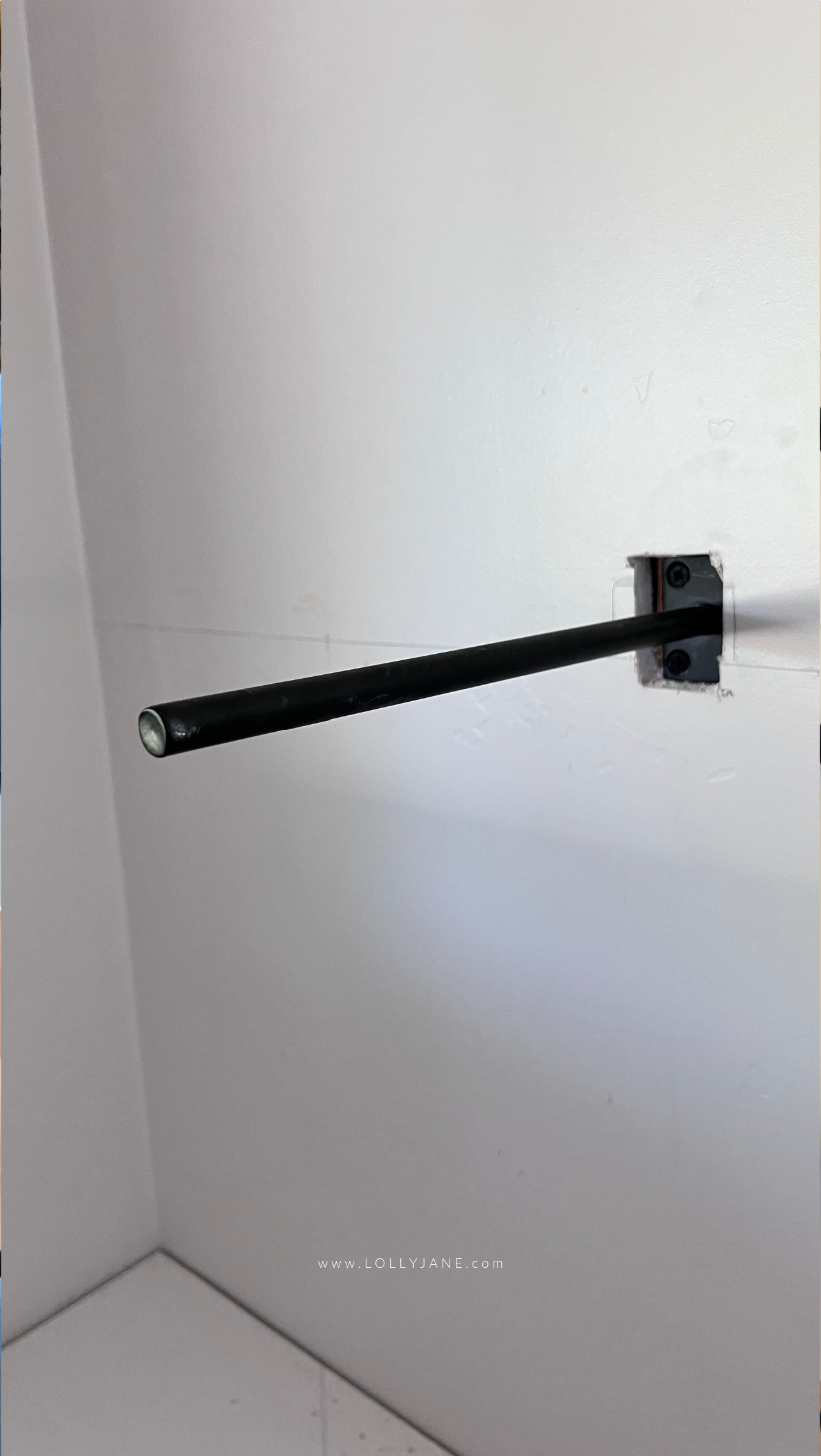 How to Install Floating Shelves - Lolly Jane